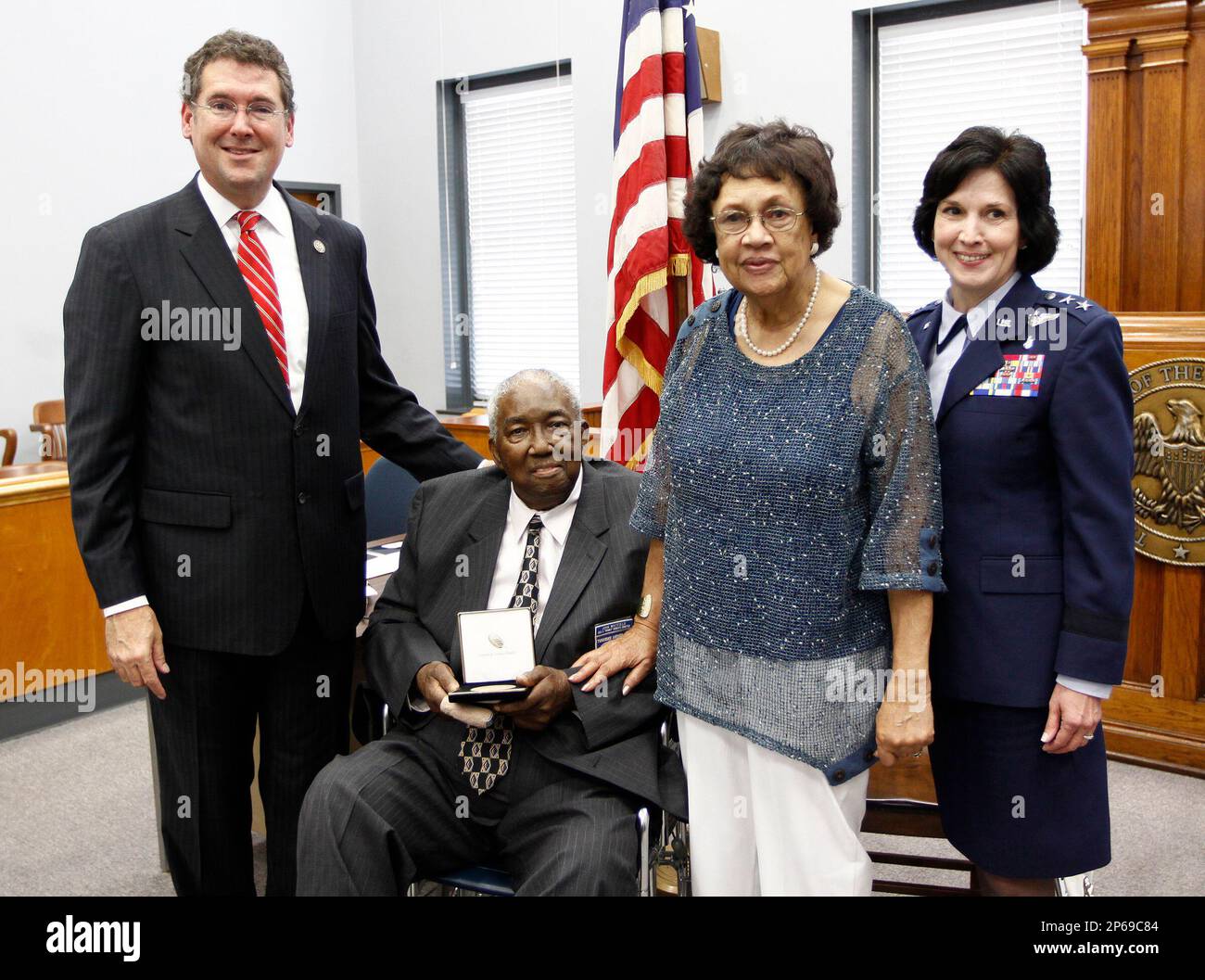 In a Friday, July 27, 2012 photo, Congressman Gregg Harper, left ...