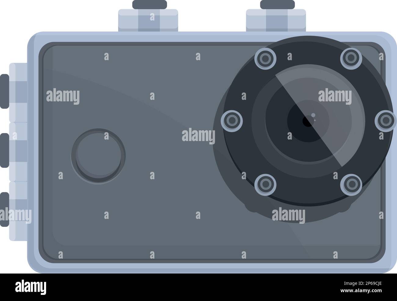 Action camera sport icon cartoon vector. Go pro cam. Recorder lens ...