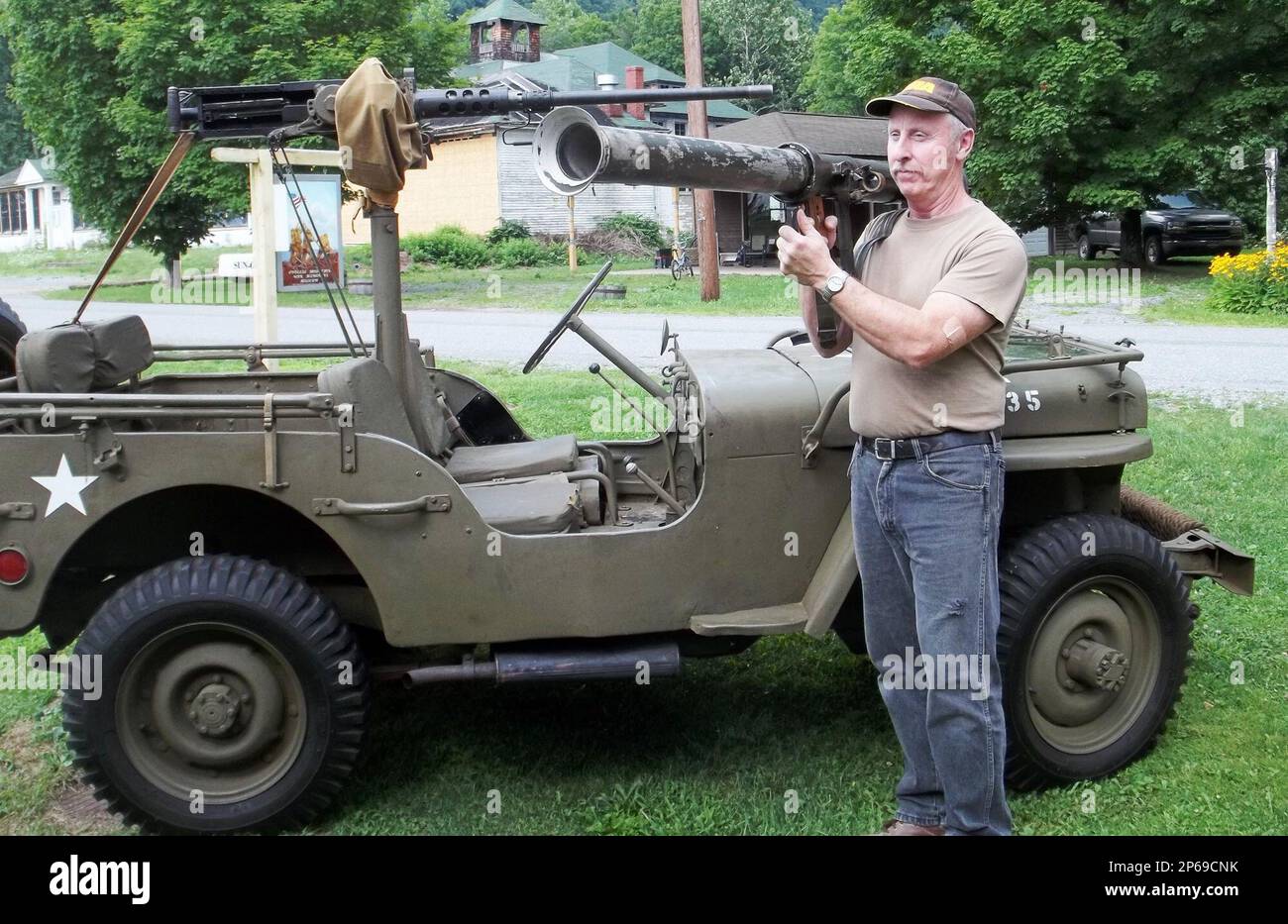 Jack Craft, owner of the Endless Mountains War Memorial Museum, in ...
