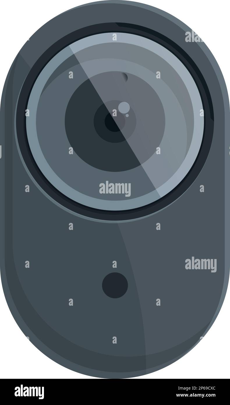 Small cam icon cartoon vector. Go pro camera. Digital 4k Stock Vector ...