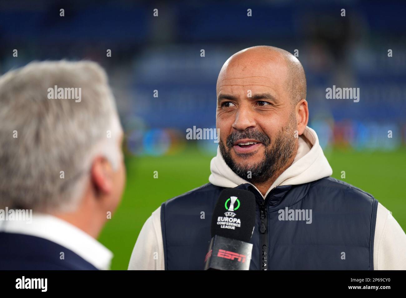 ROME - AZ Alkmaar coach Pascal Jansen ahead of the UEFA Conference ...