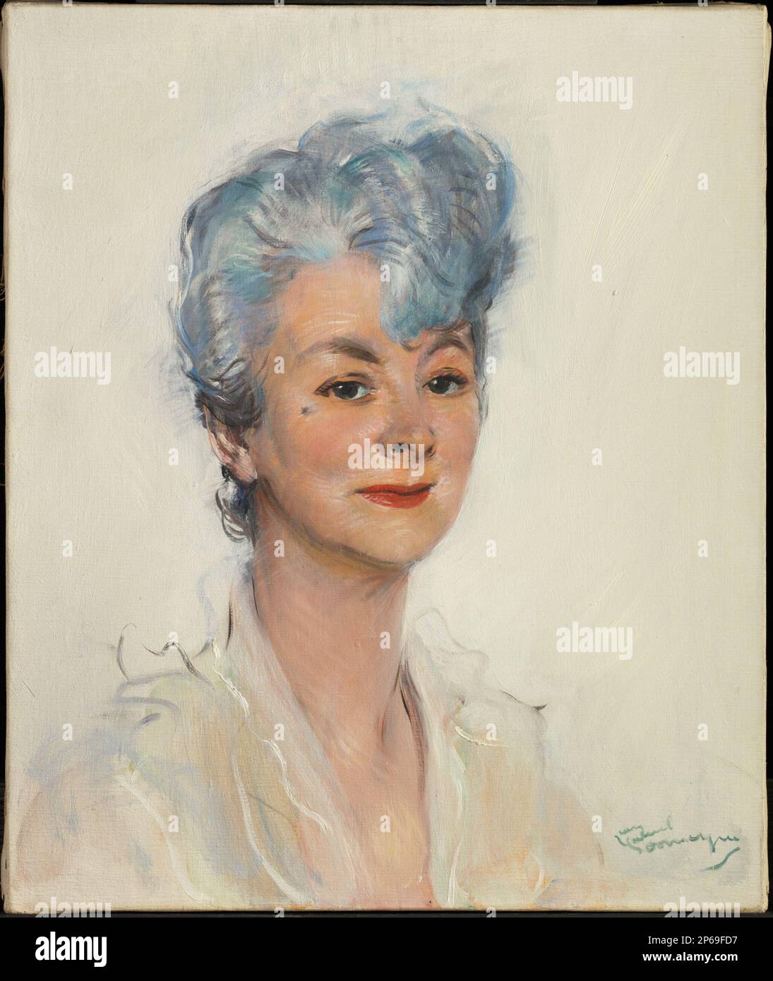 Jean-Gabriel Domergue, Francine J. M. Clark, 1936, charcoal and oil on ...