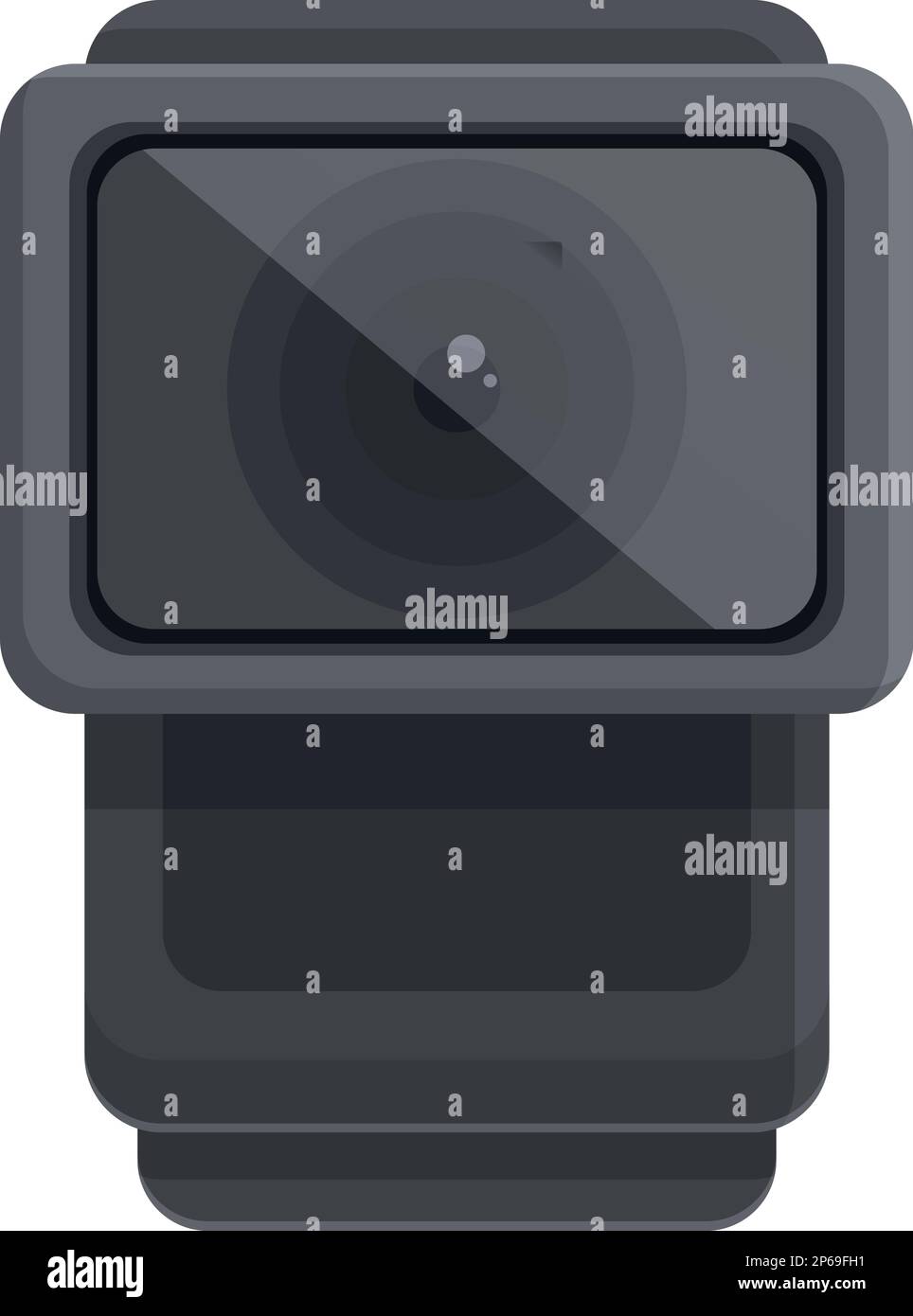 Digital camera icon cartoon vector. Action camera. Car drive Stock ...