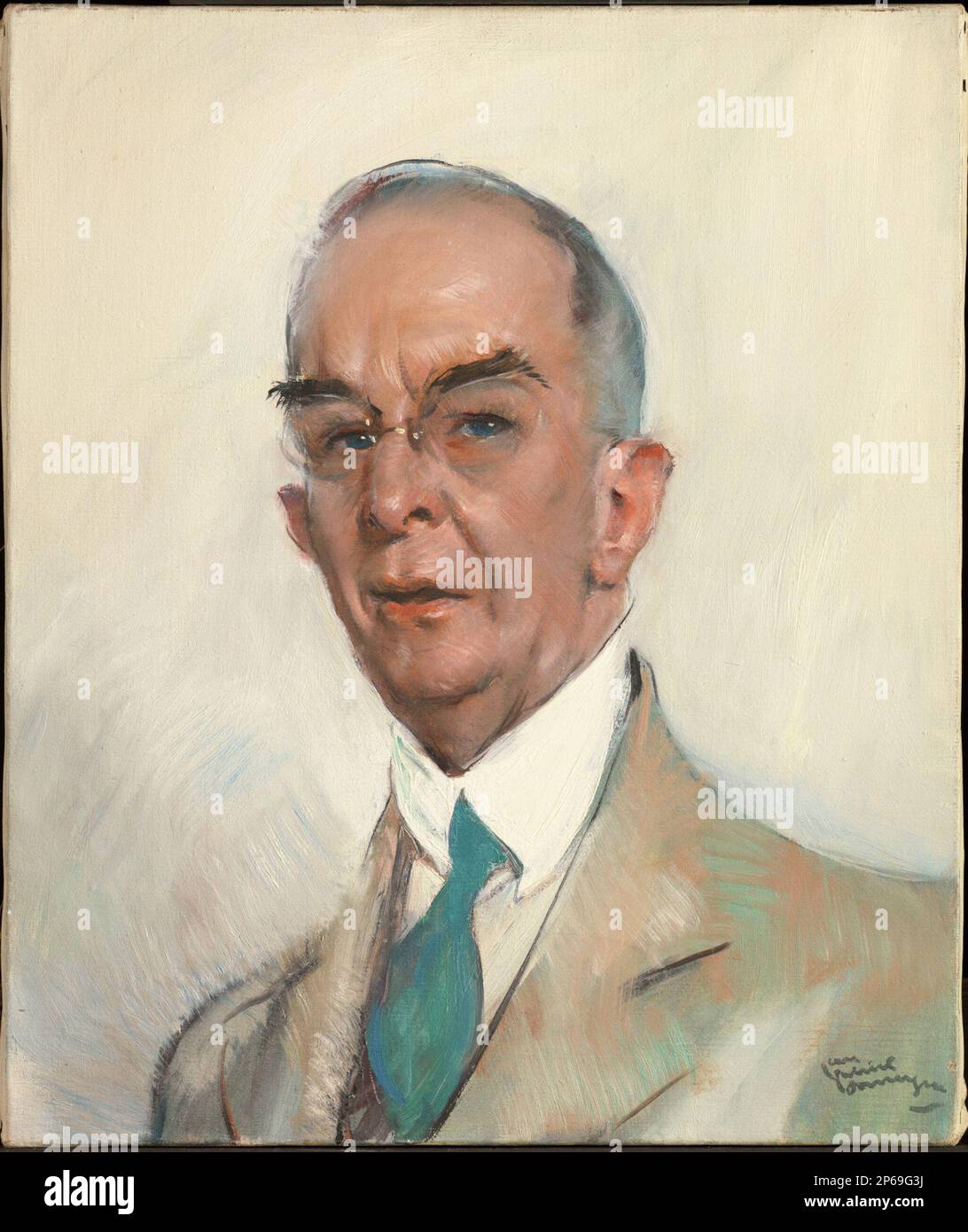 Jean-Gabriel Domergue, Robert Sterling Clark, 1936, charcoal and oil on ...