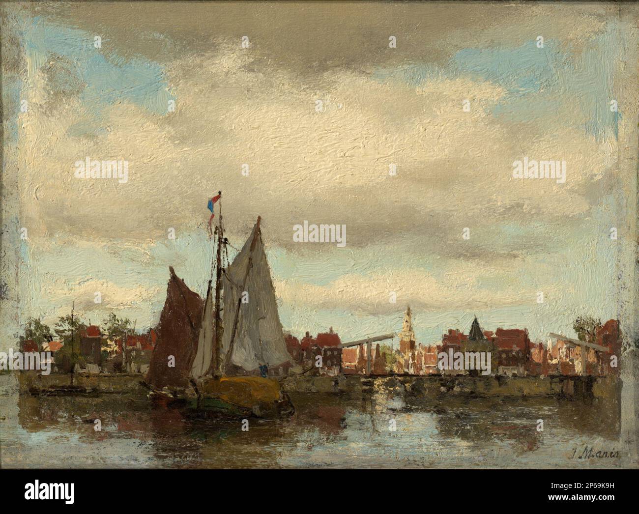 Oil on cardboard mounted to canvas hi-res stock photography and images ...