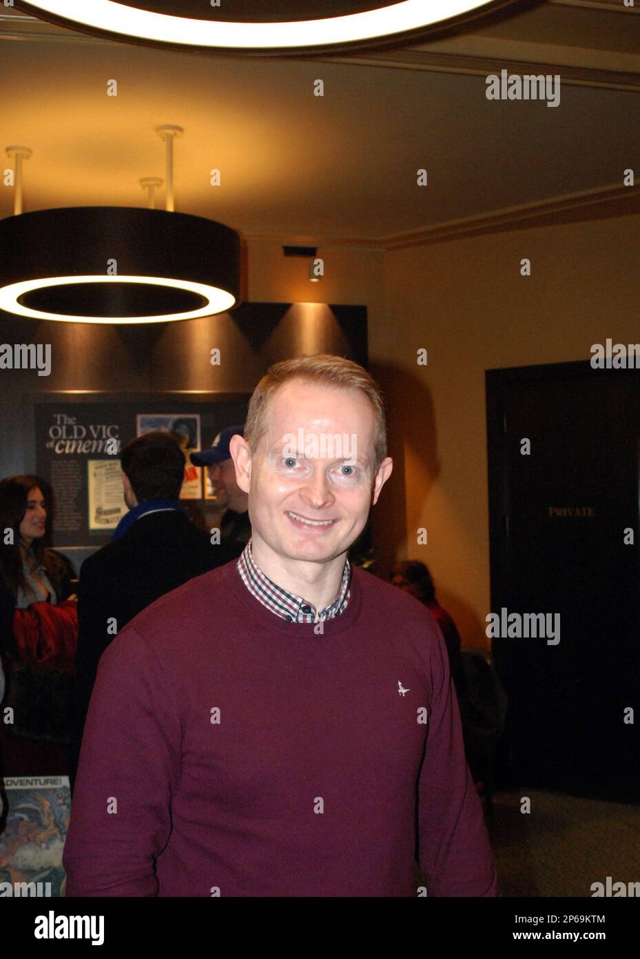 Head and shoulders portrait of author and director, filmmaker John ...