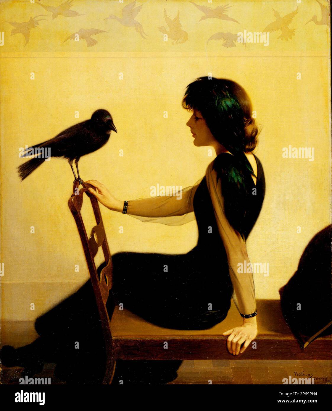 Harry Willson Watrous, The Chatterers, 1913, oil on canvas Stock Photo ...