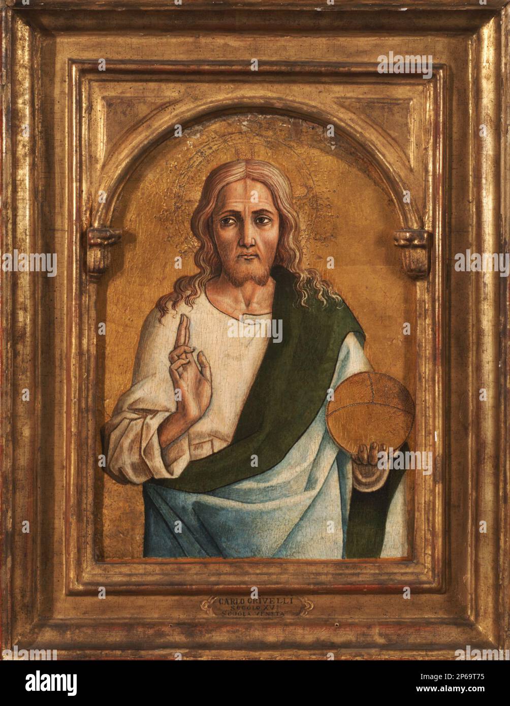 Oil tempera and gold on panel hi-res stock photography and images - Alamy