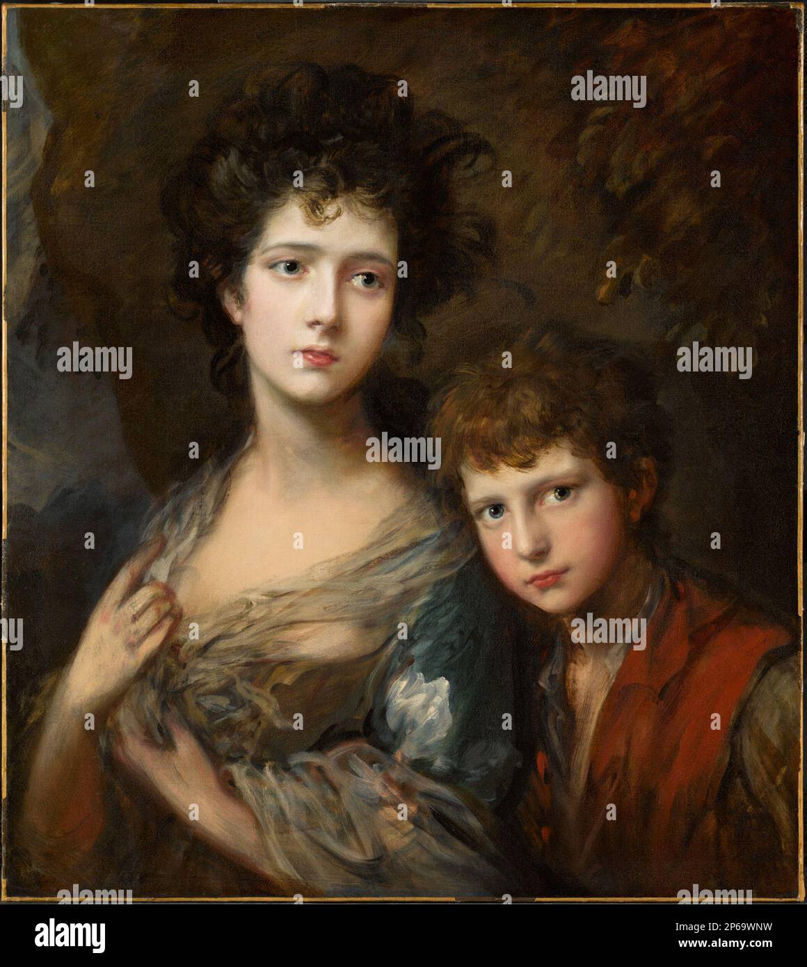 Thomas Gainsborough, Elizabeth and Thomas Linley, c. 1768, oil on ...