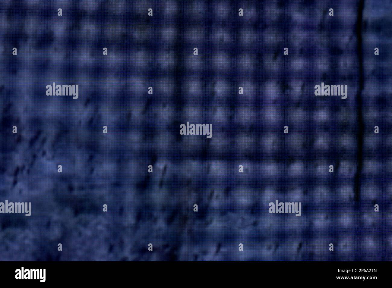 Photo of screen pixels. Blue abstract background. Extrem close-up. High ...