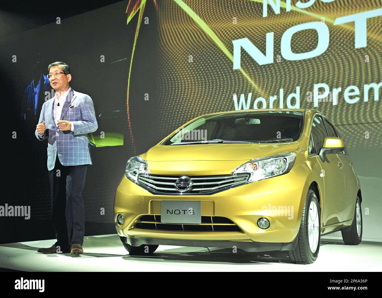 Toshiyuki Shiga, Chief Operating Officer of Nissan Motor Co. unveils ...