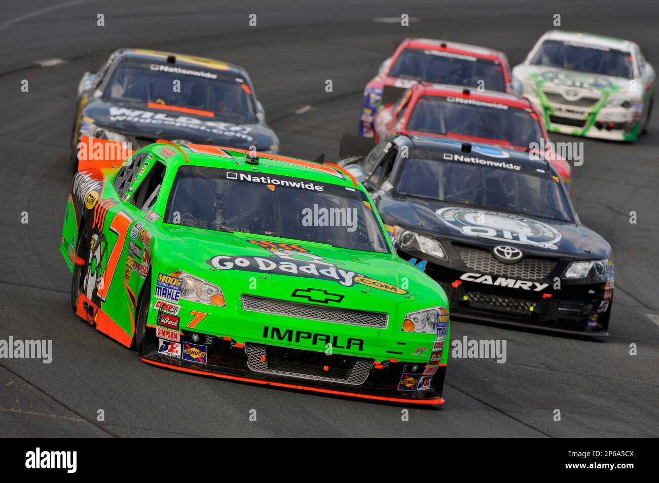 Danica Patrick (7) during the NASCAR Nationwide Series auto race at New ...