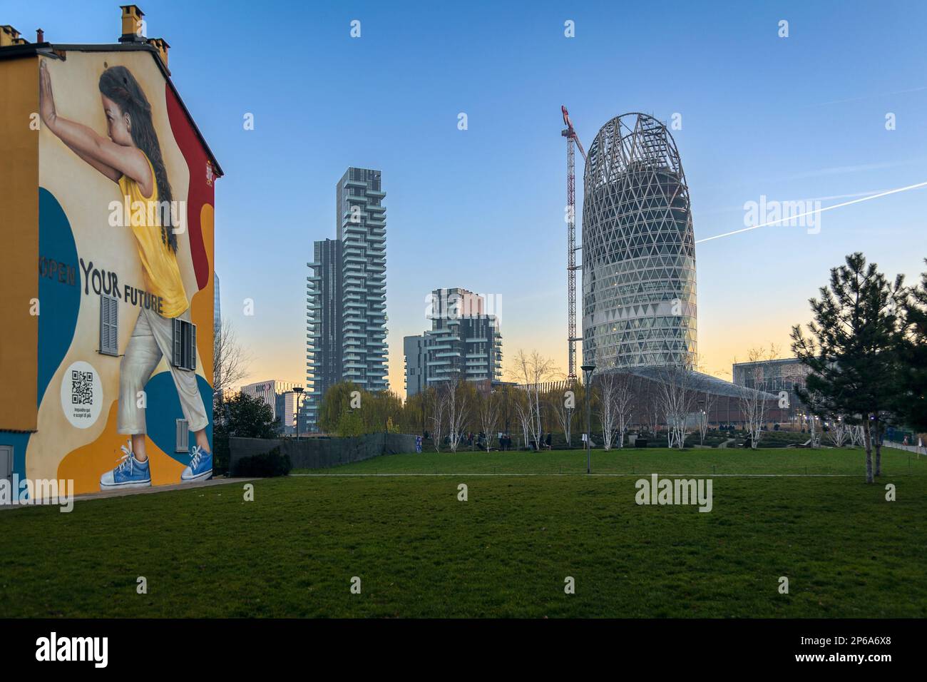 Porta Nuova a Milano Italia Stock Photo - Alamy