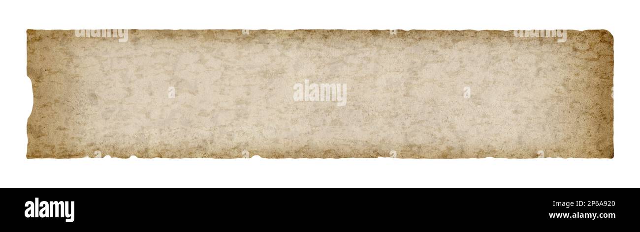 Long wide panoramic background texture, sheet of grunge paper. Old ...