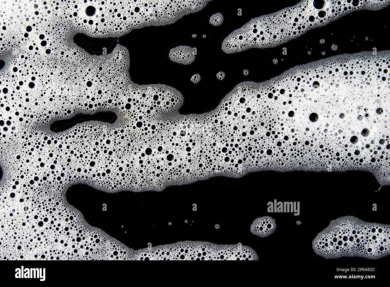 Abstract background white soapy foam texture. Shampoo foam with bubbles ...
