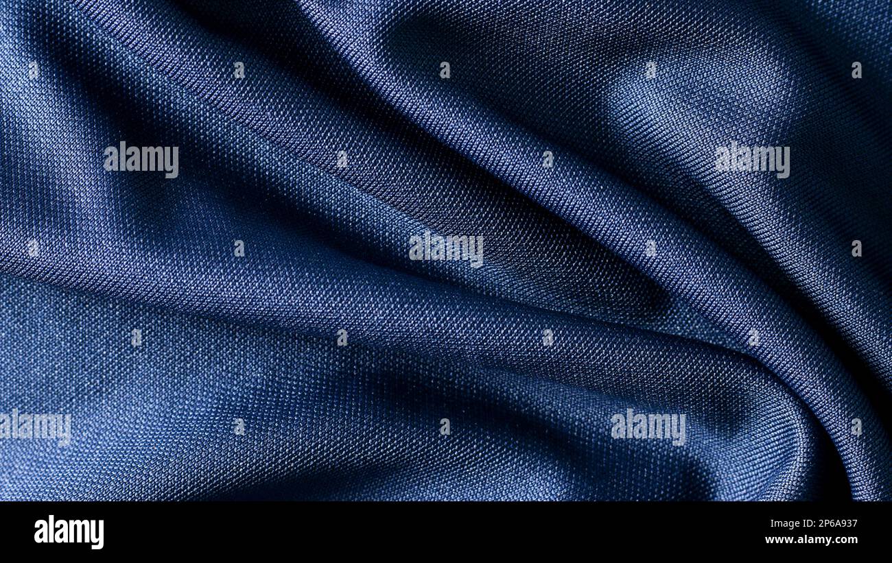 blue fabric cloth background texture Stock Photo - Alamy