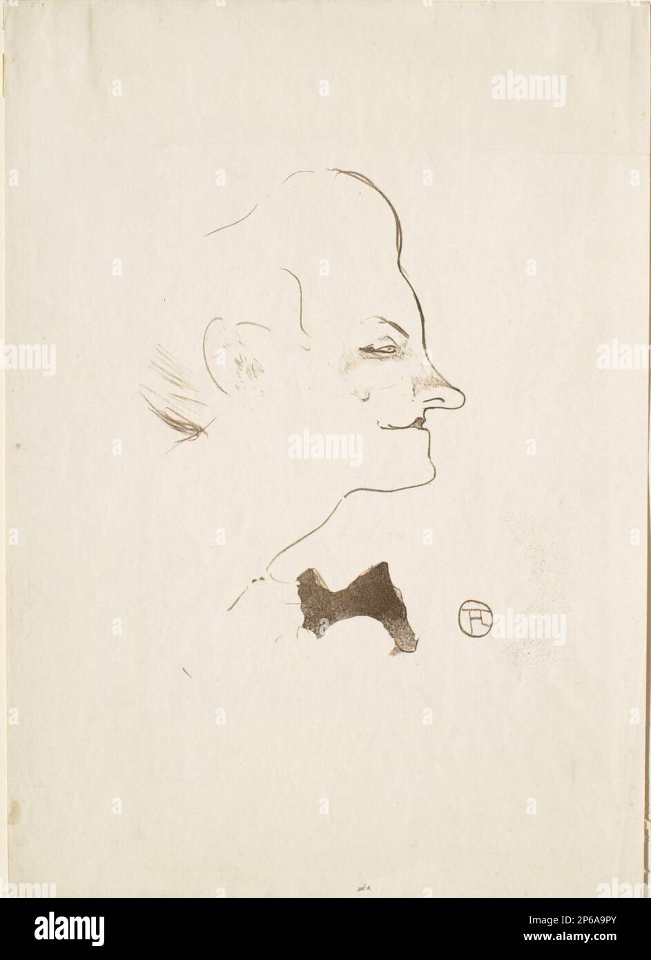 Henri de Toulouse-Lautrec, Yvette Guilbert, 1893, lithograph Stock ...