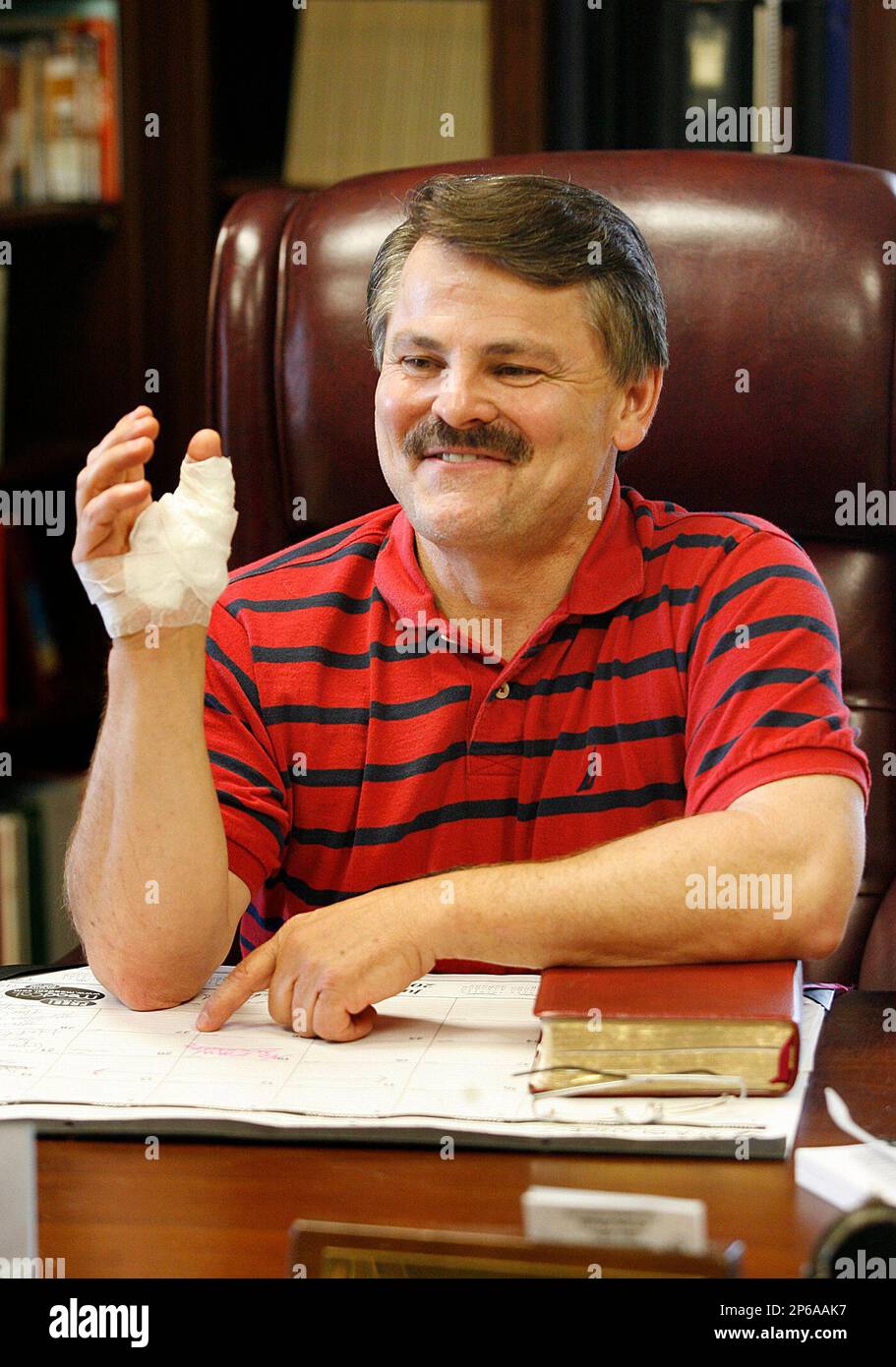 Rev. Kevin Brouillette, the pastor of First Evangelical Methodist ...