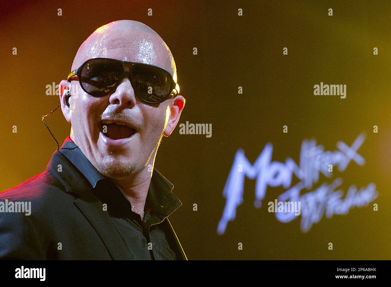 In this picture taken July 9, 2012 Cuban-American rapper Pitbull ...