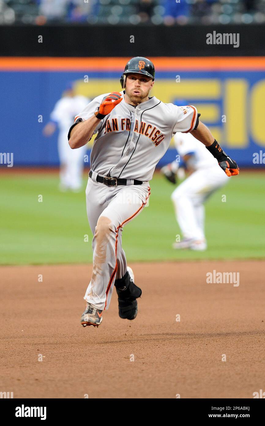 San Francisco Giants outfielder Nate Schierholtz (12) during game ...
