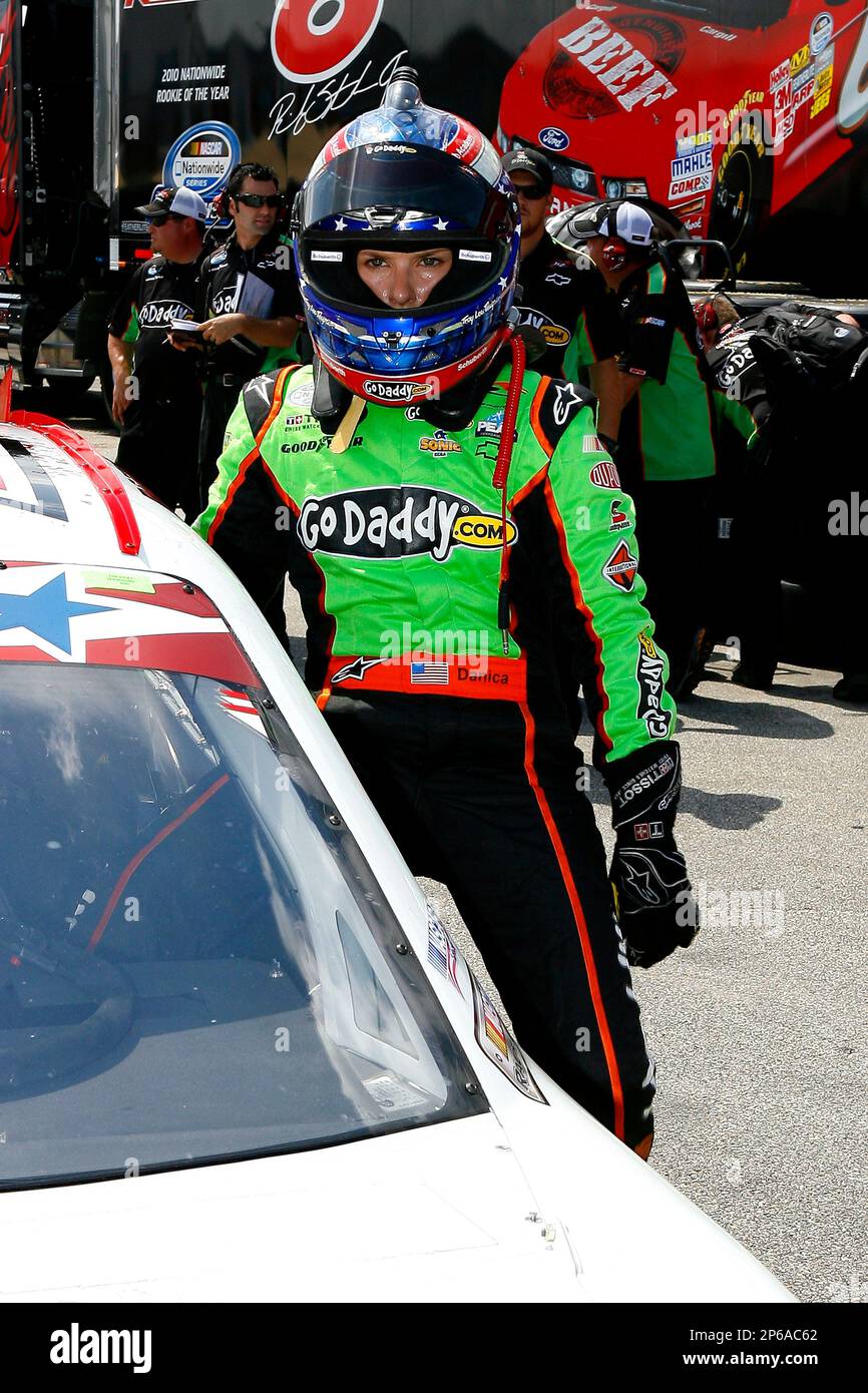Danica Patrick during qualifying for the NASCAR Nationwide Series auto ...