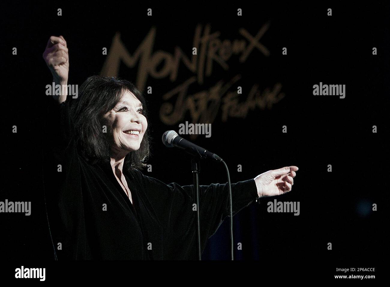 In this picture taken July 8, 2012 French singer Juliette Greco ...