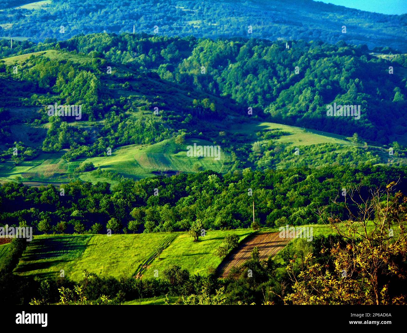 Landscape from Maramures county, Romania Stock Photo - Alamy