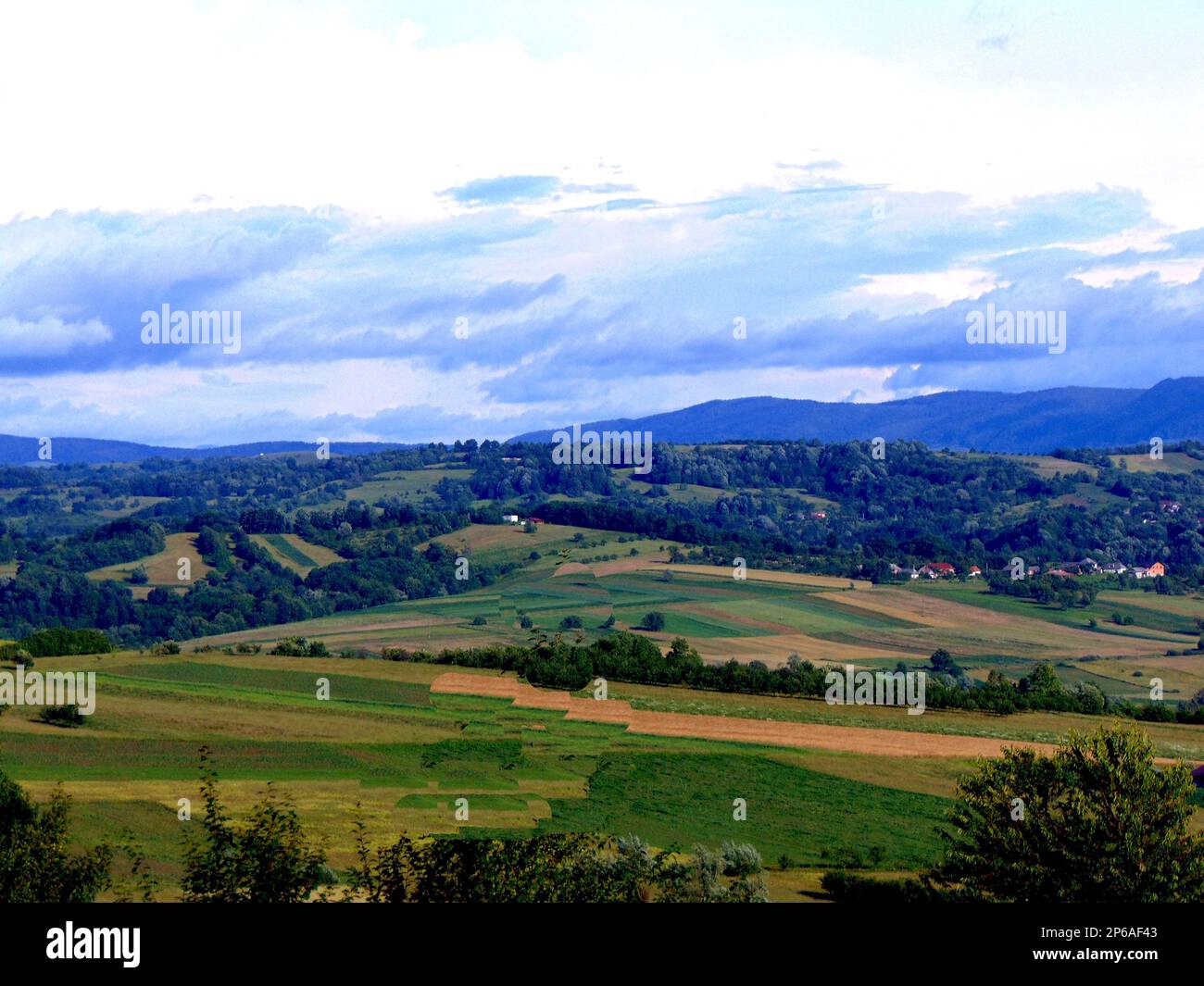 Landscape from Maramures county, Romania Stock Photo - Alamy