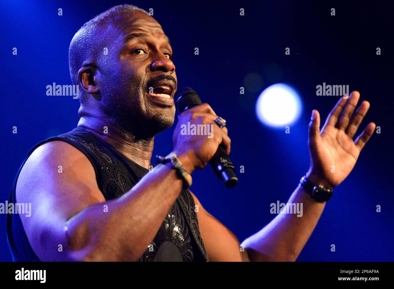 In this picture taken July 6, 2012, American gospel and R&B singer ...