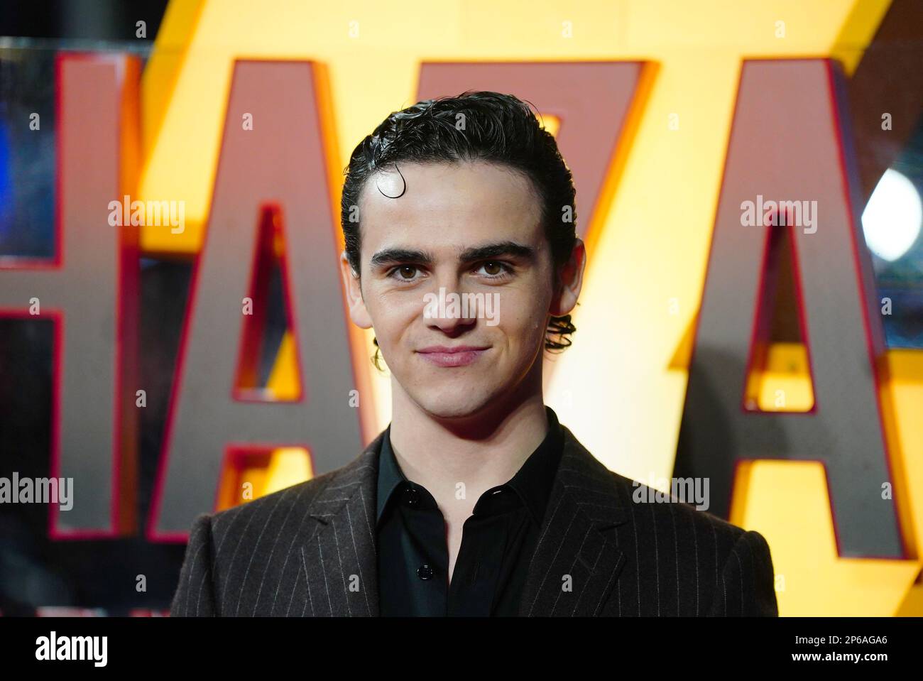 Jack Dylan Grazer attending a special screening for Shazam! Fury of the ...