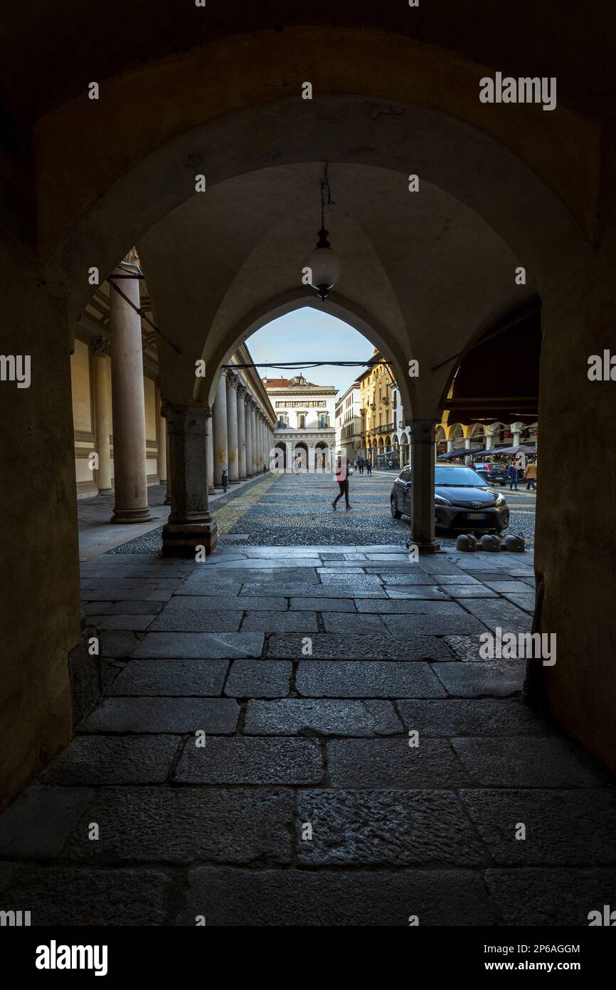 Piazza della Repubblica Novara Stock Photo - Alamy