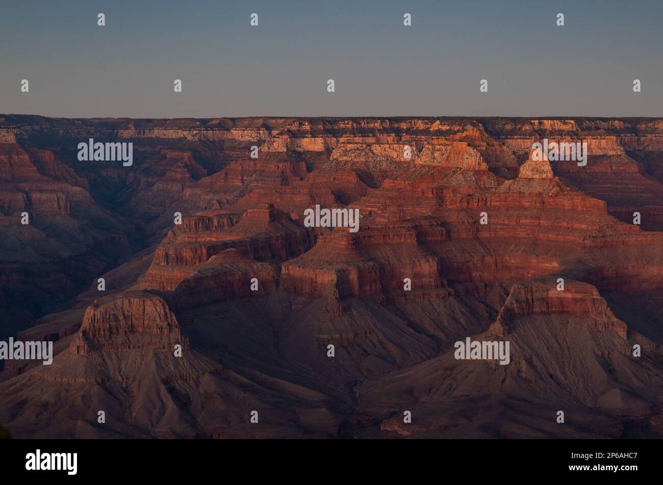 A picture of the landscape of the Grand Canyon National Park as seen ...