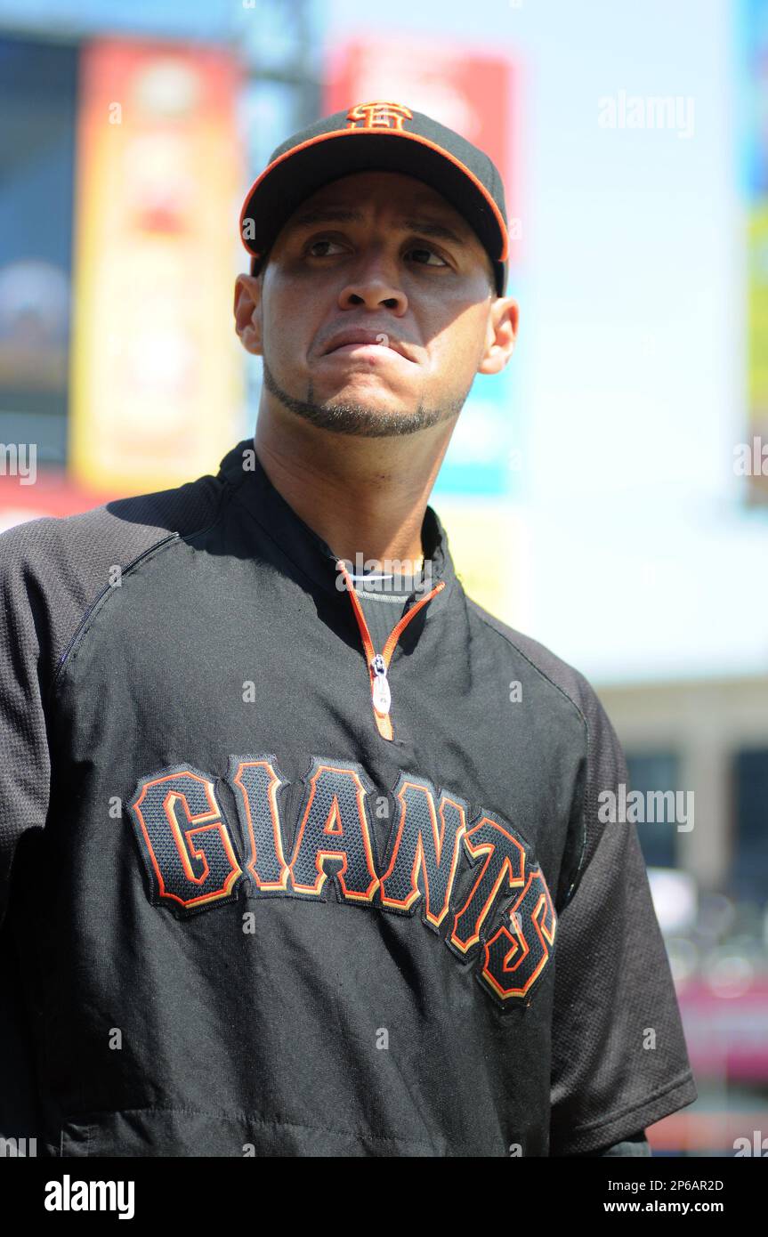 San Francisco Giants outfielder Gregor Blanco (7) during game against ...