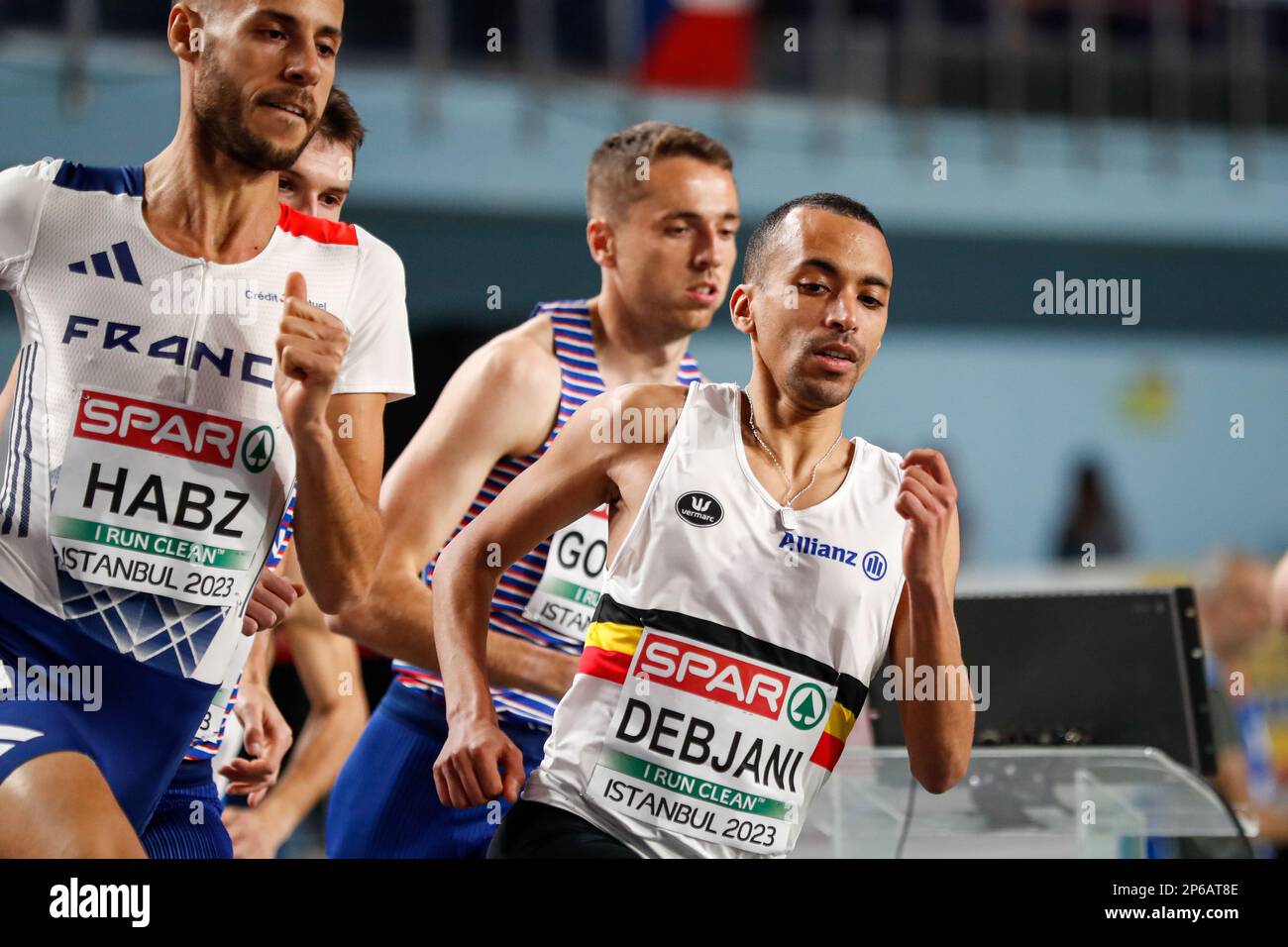 Istanbul, Turkey, 3 March 2023. Ismael Debjani of Belgium competes in ...