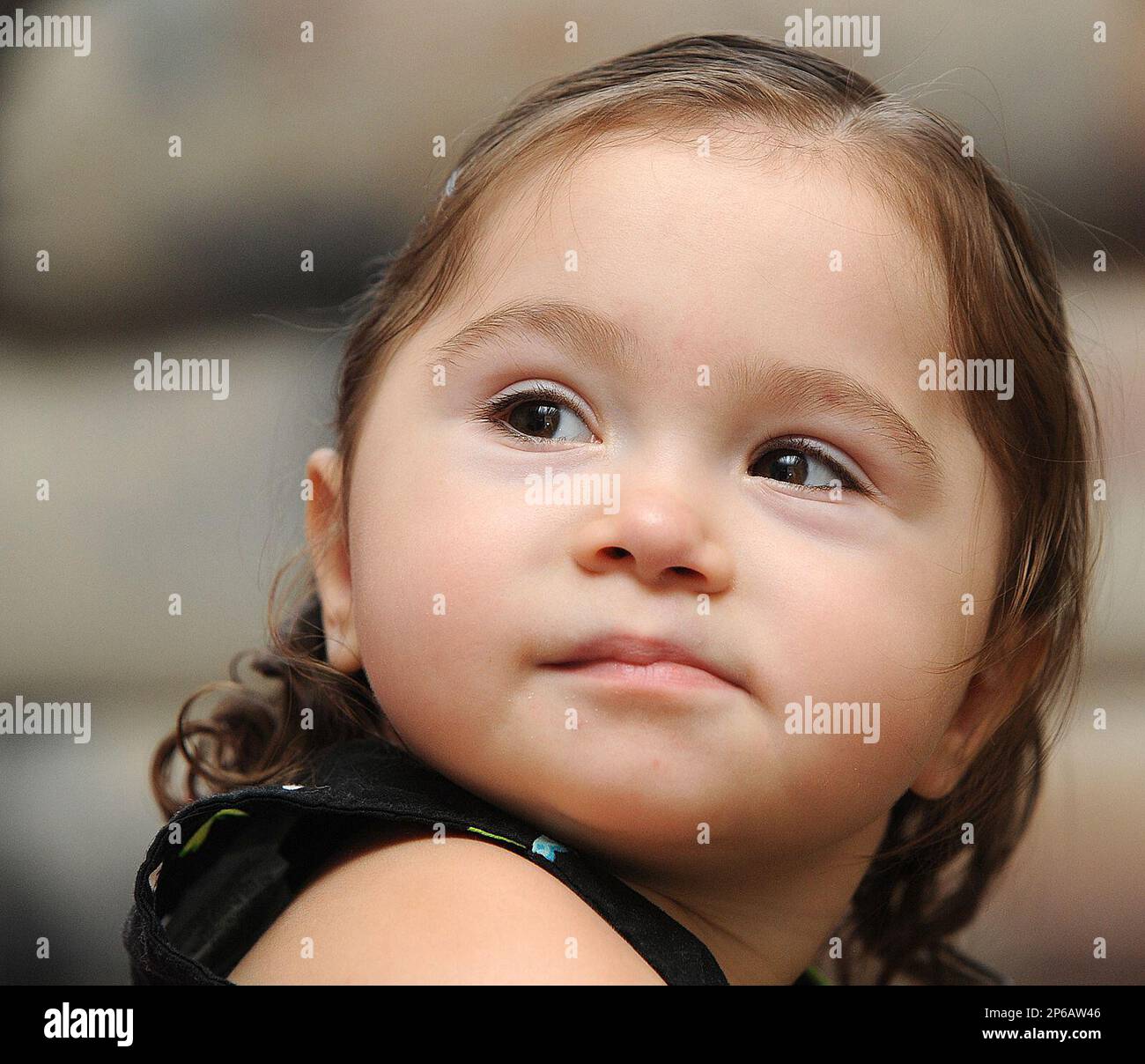 This June 18, 2012, photo shows Ella Kaye Wagner in Yuma, Ariz. Ella, 2 ...