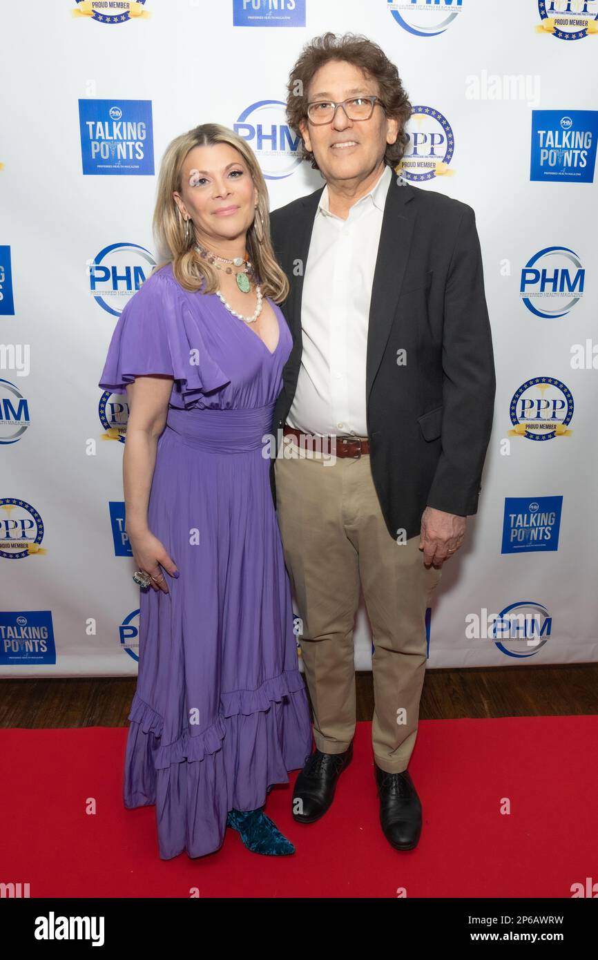 Dr Robi Ludwig and David Ludwig attend Preferred Health Magazine winter ...