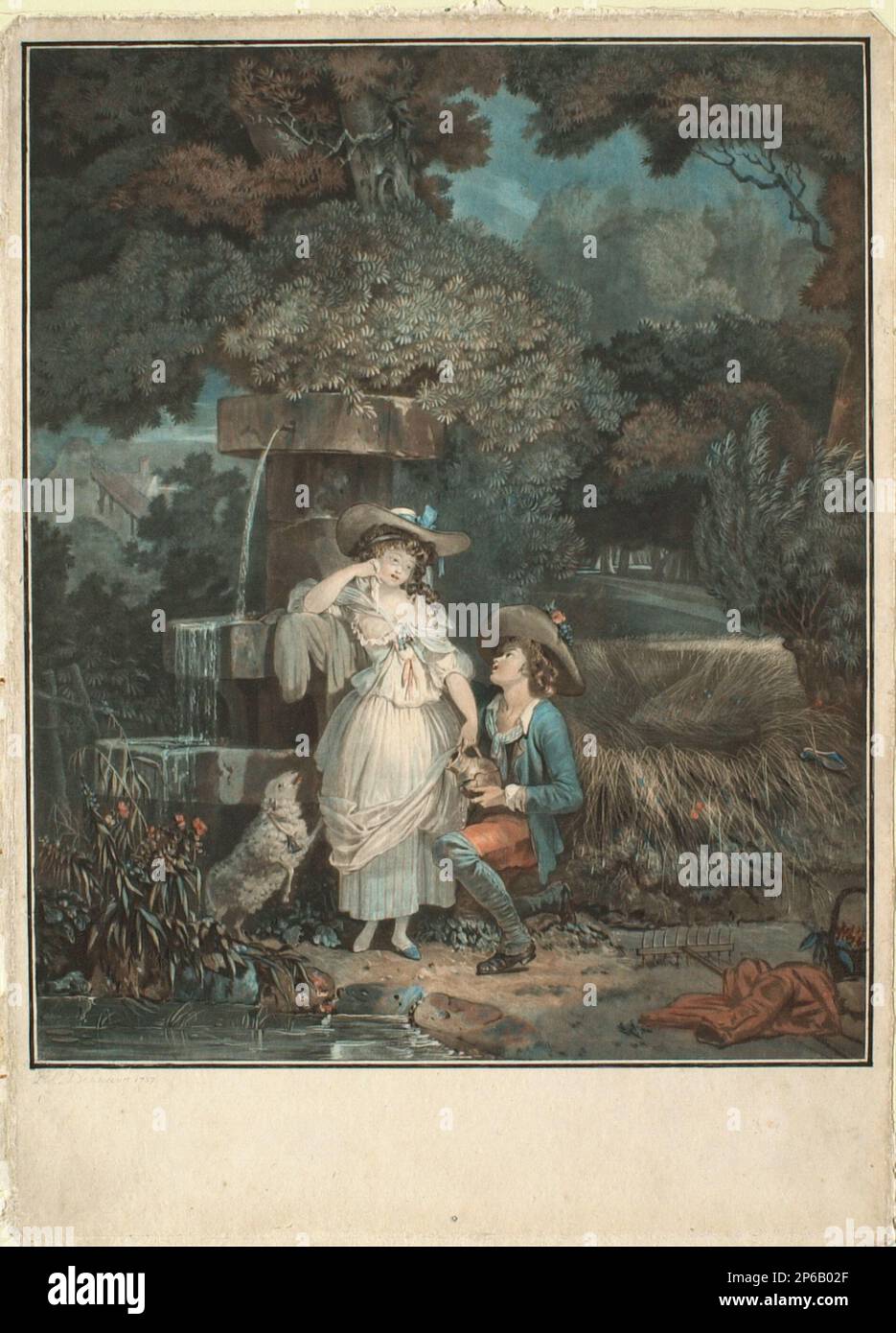 Philibert-Louis Debucourt, Heur et Malheur, ou la Cruche cassée, 1787 ...