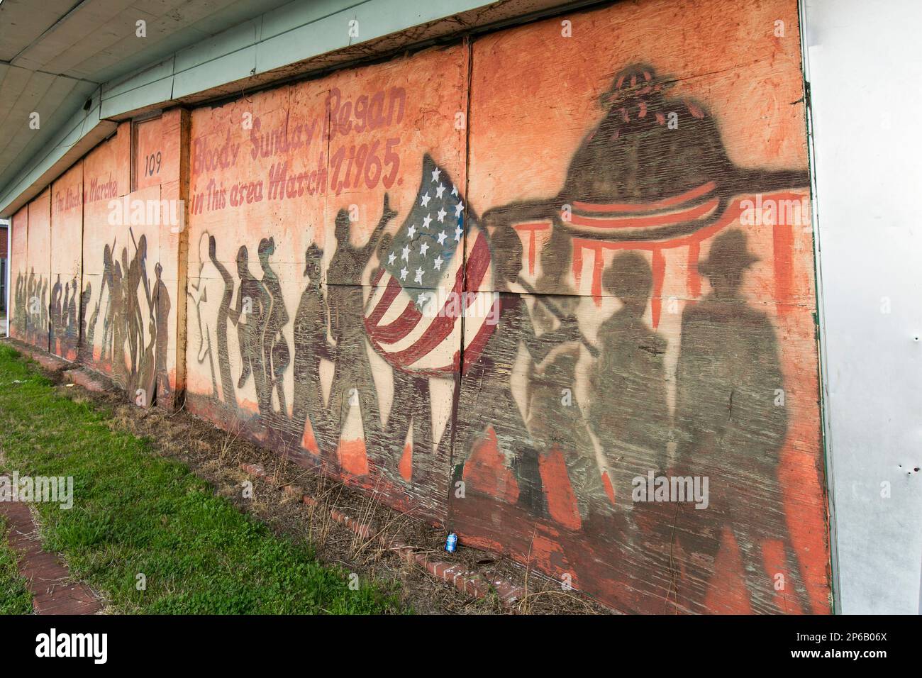 March 3, 2014. Selma, Alabama. Edmund Pettus Bridge, Civil Rights ...
