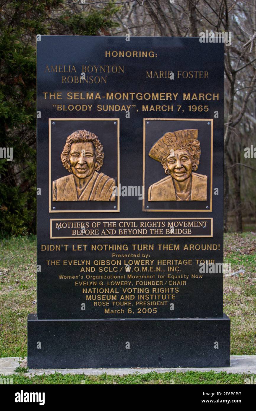 March 3, 2014. Selma, Alabama. Edmund Pettus Bridge, Civil Rights ...