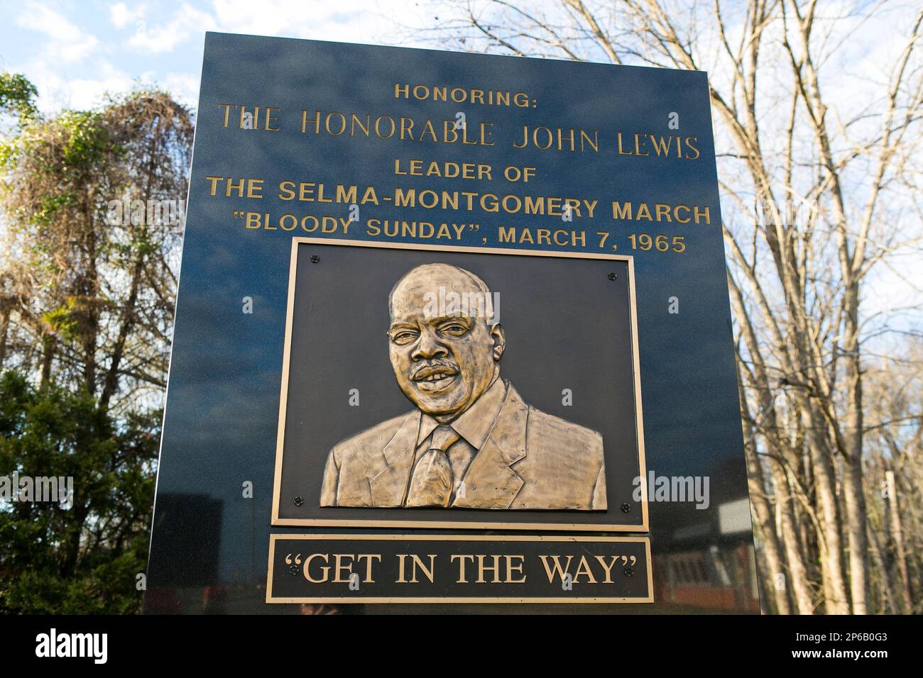 March 3, 2014. Selma, Alabama. Edmund Pettus Bridge, Civil Rights ...