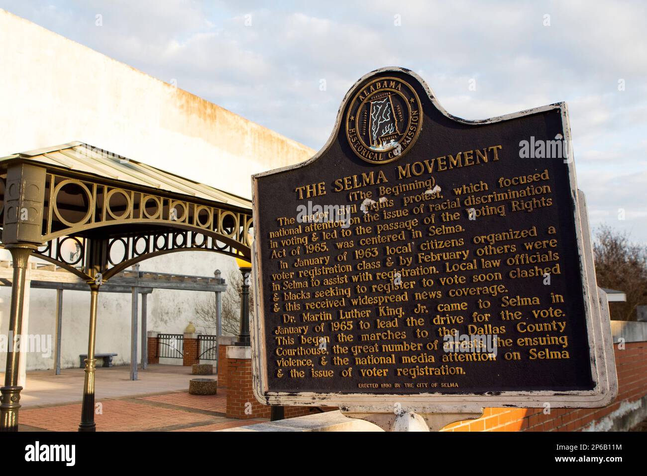 March 3, 2014. Selma, Alabama. Edmund Pettus Bridge, Civil Rights ...