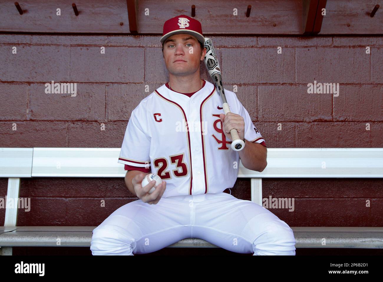 Florida State Centerfielder (23) James Ramsey poses during a portrait ...