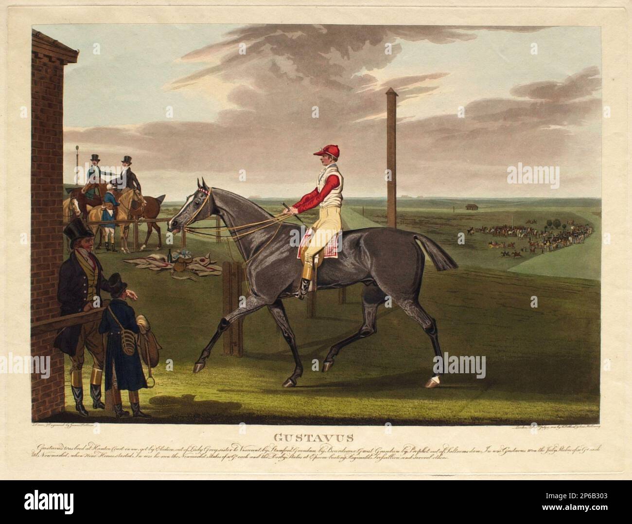 James Pollard, "Gustavus", 1821, aquatint on paper Stock Photo - Alamy