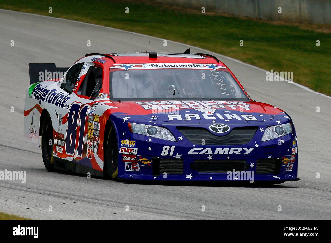 Jason Bowles during practice for the NASCAR Nationwide Series Sargento ...