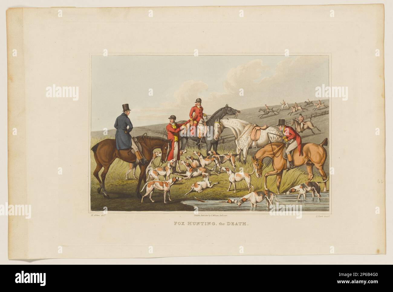 John Heaviside Clark, Fox Hunting: The Death, Published Jan. 1, 1820 ...