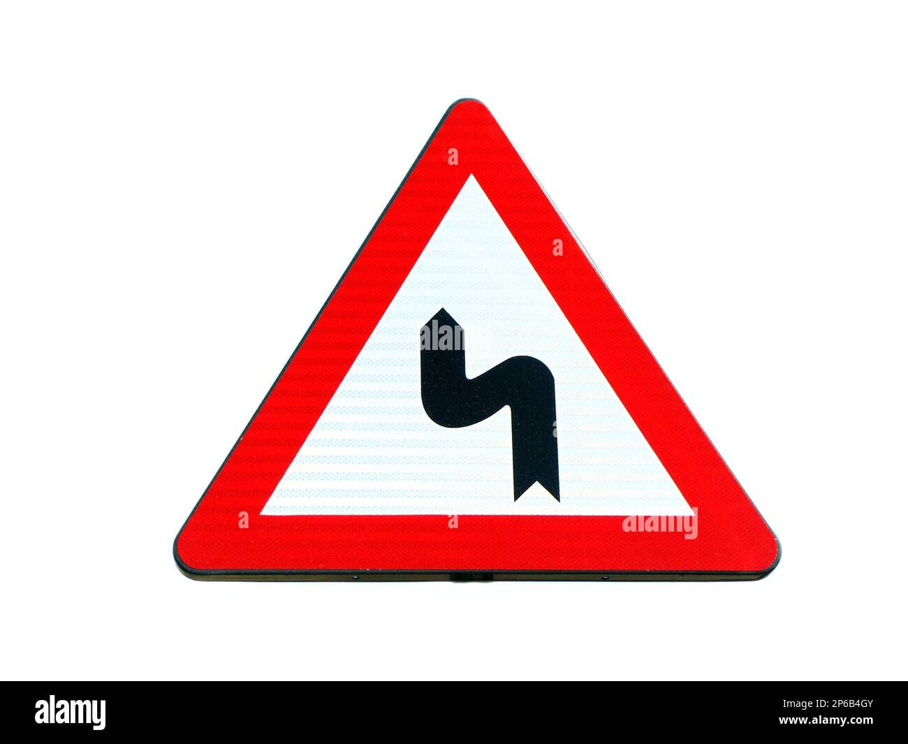 double curve indicator isolated on white Stock Photo - Alamy