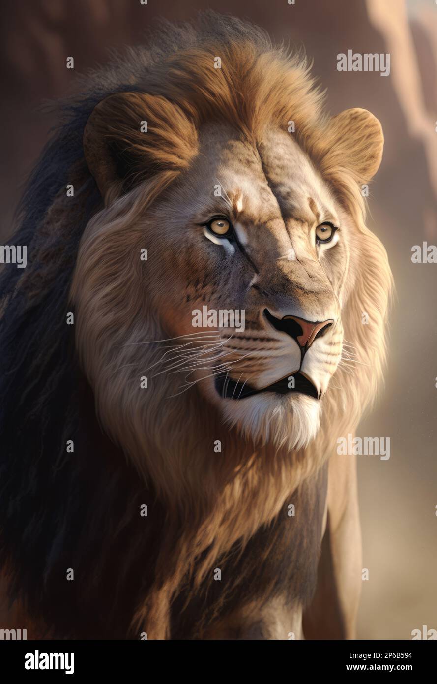 Dangerous lion hi-res stock photography and images - Alamy