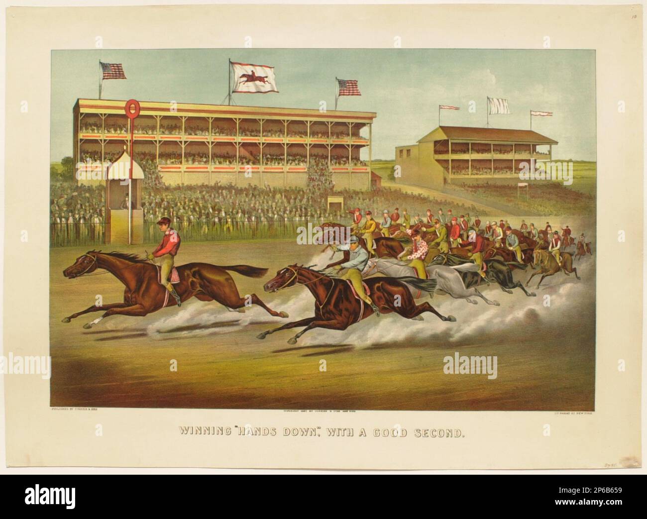 Unknown, Winning "Hands Down," with a Good Second, 1887, color ...