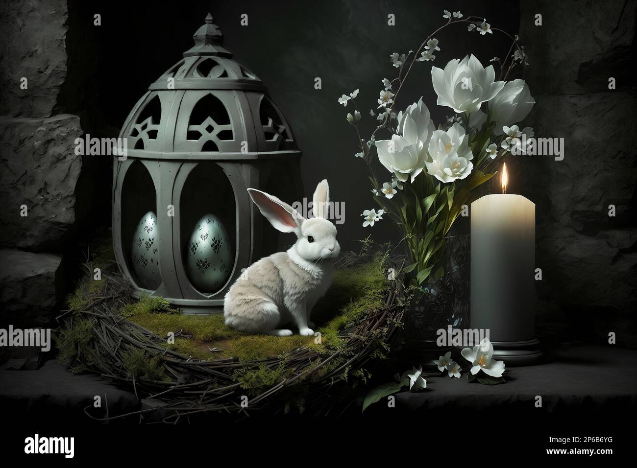 Rabbit gothic hi-res stock photography and images - Alamy