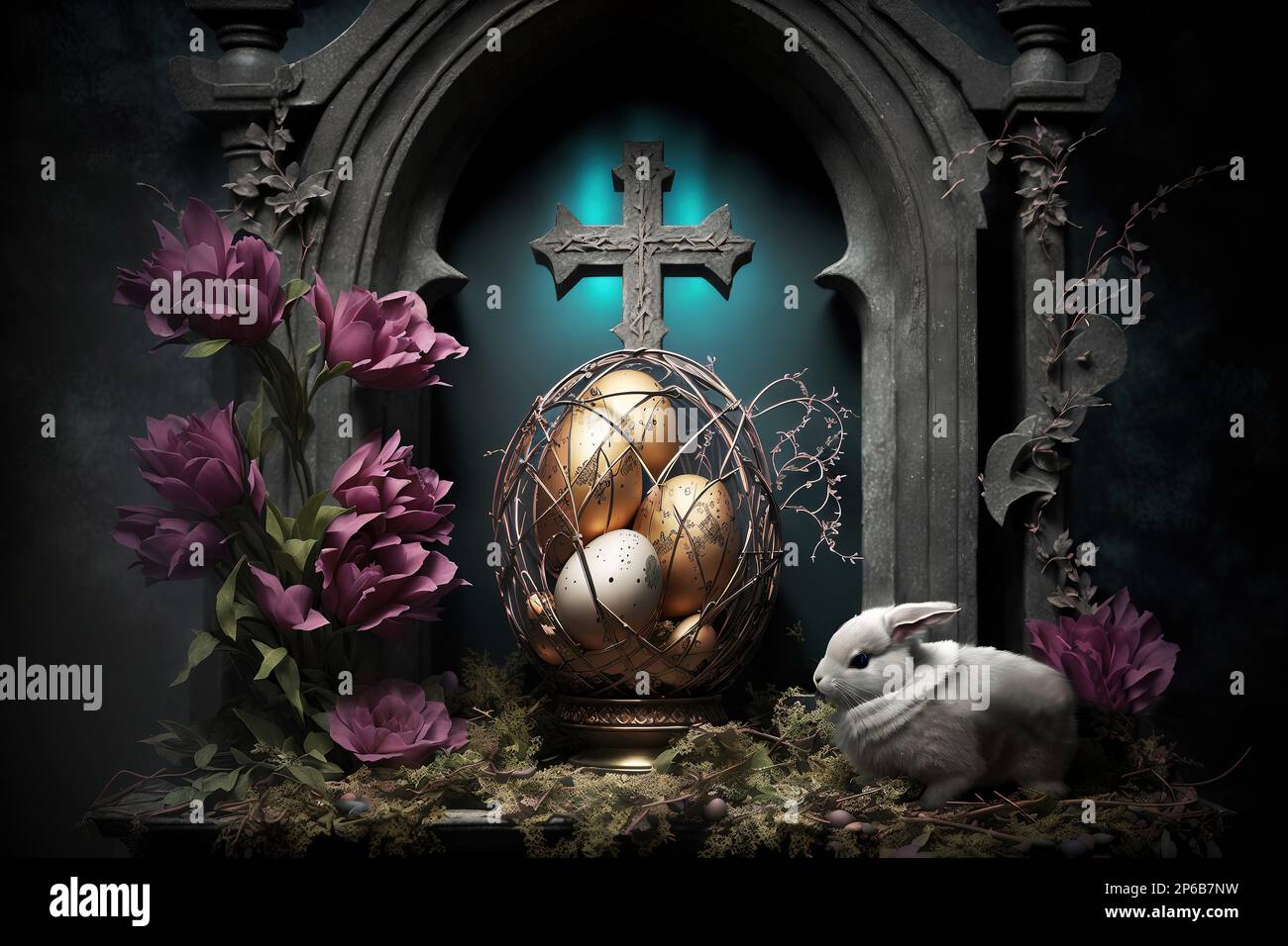 Rabbit gothic hi-res stock photography and images - Alamy